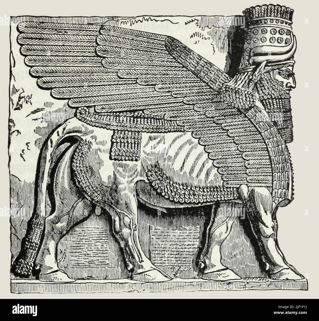 Assyrian winged bull hi-res stock photography and images - Alamy