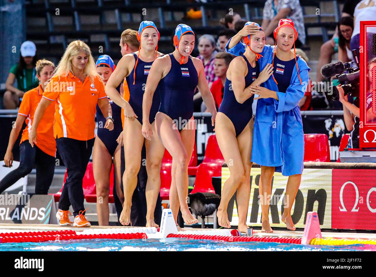 BUDAPEST, HUNGARY - JUNE 28: Kitty Joustra of the Netherlands, Sarah ...