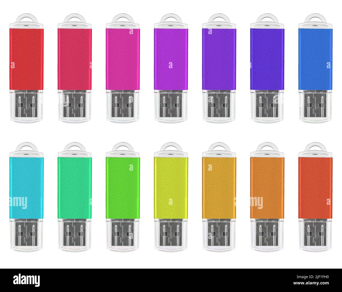 USB flash drive, flash memory, on a white background collage, different ...