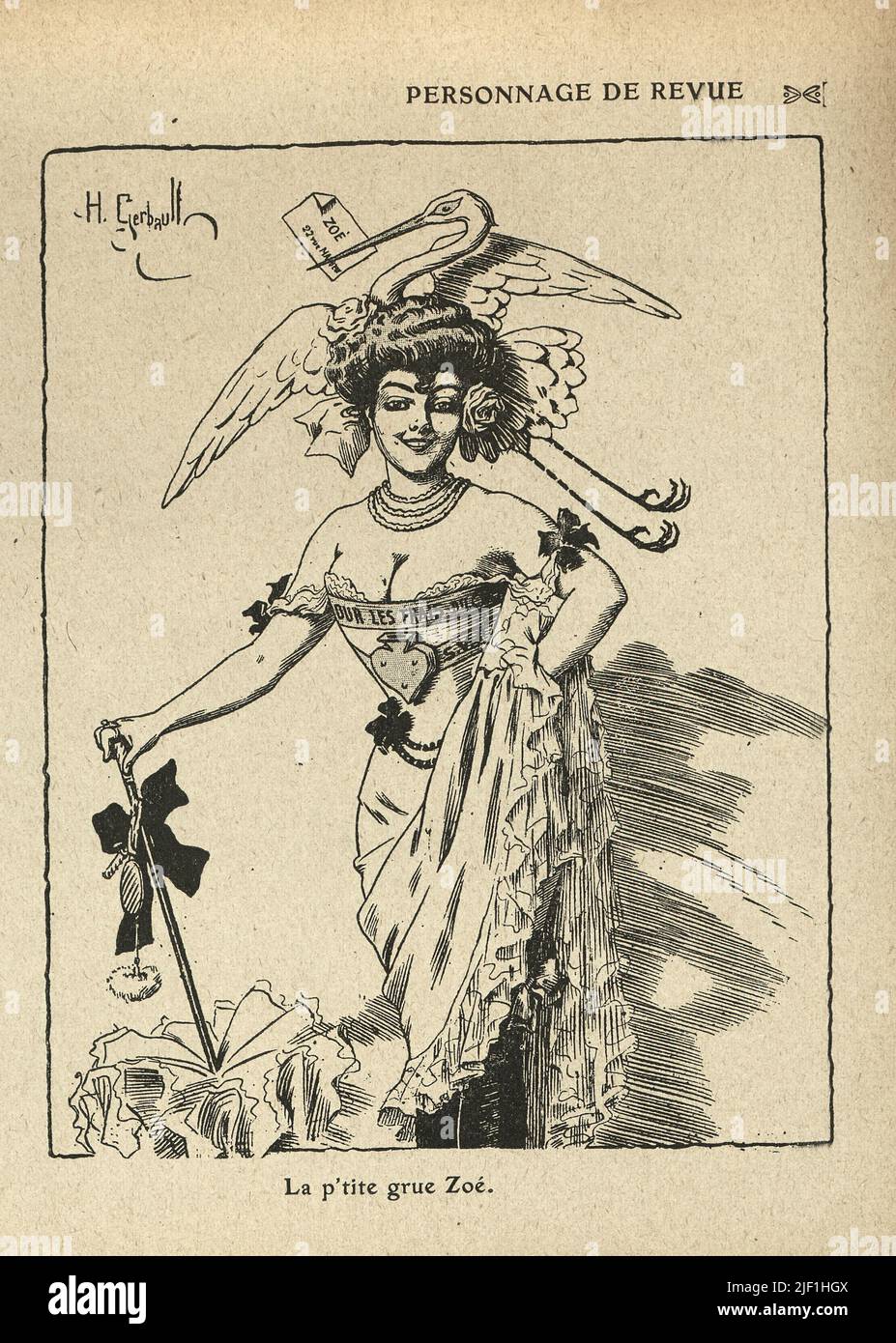 Style vintage personnage hi-res stock photography and images - Alamy