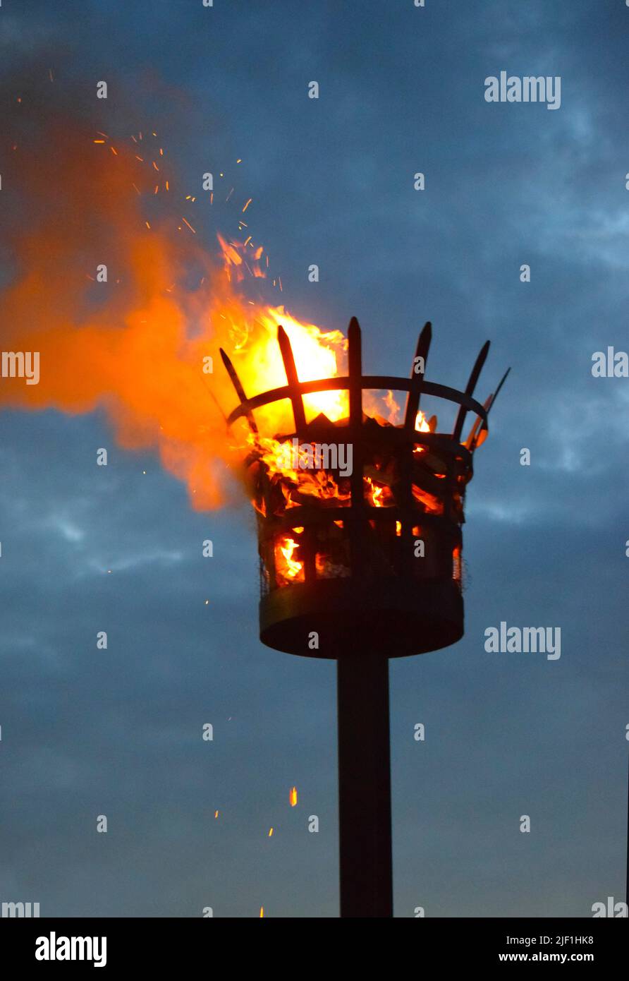 Jubilee beacon burning hi-res stock photography and images - Alamy