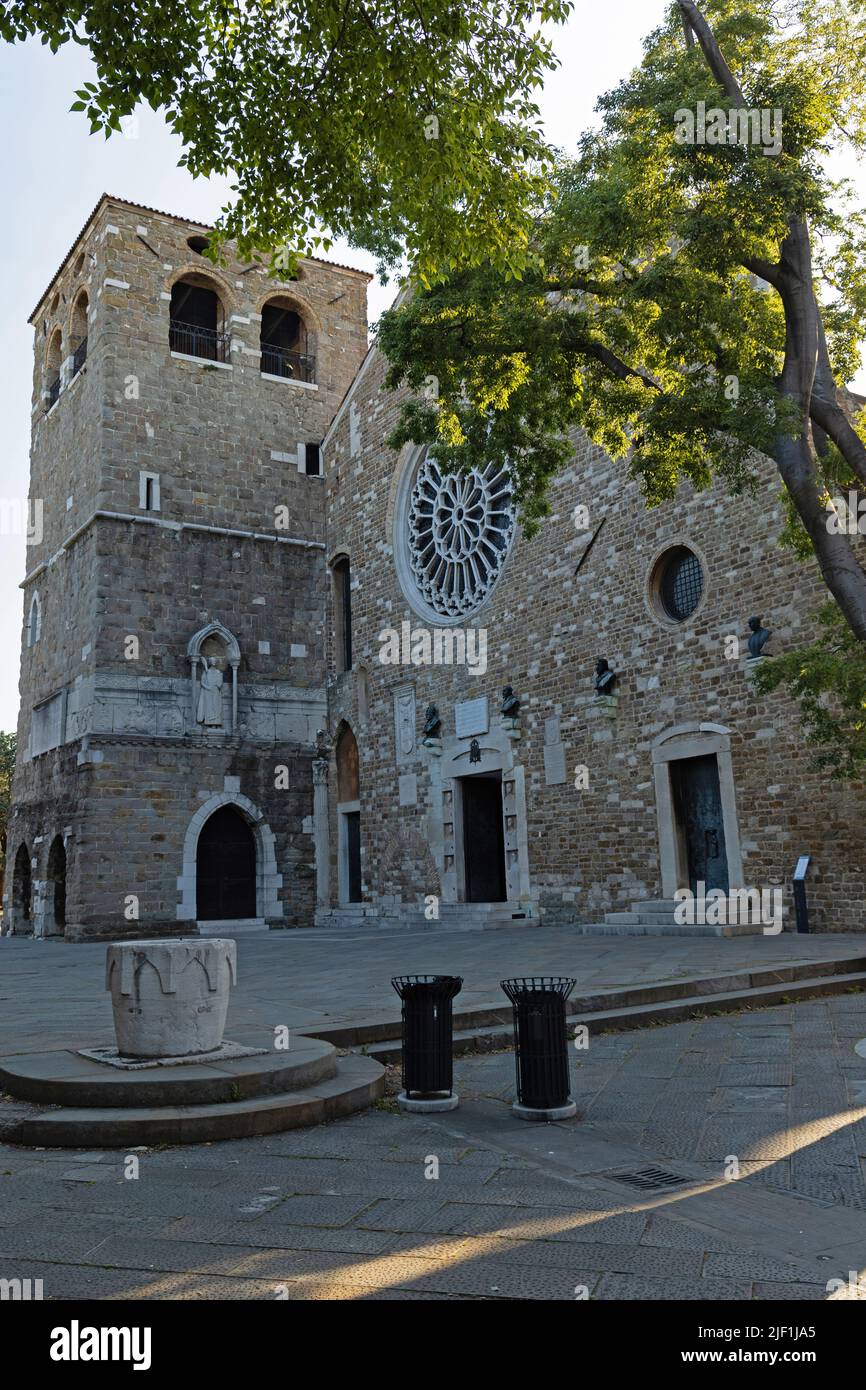 Cathedral of San Giusto Martire in Trieste Stock Photo - Alamy