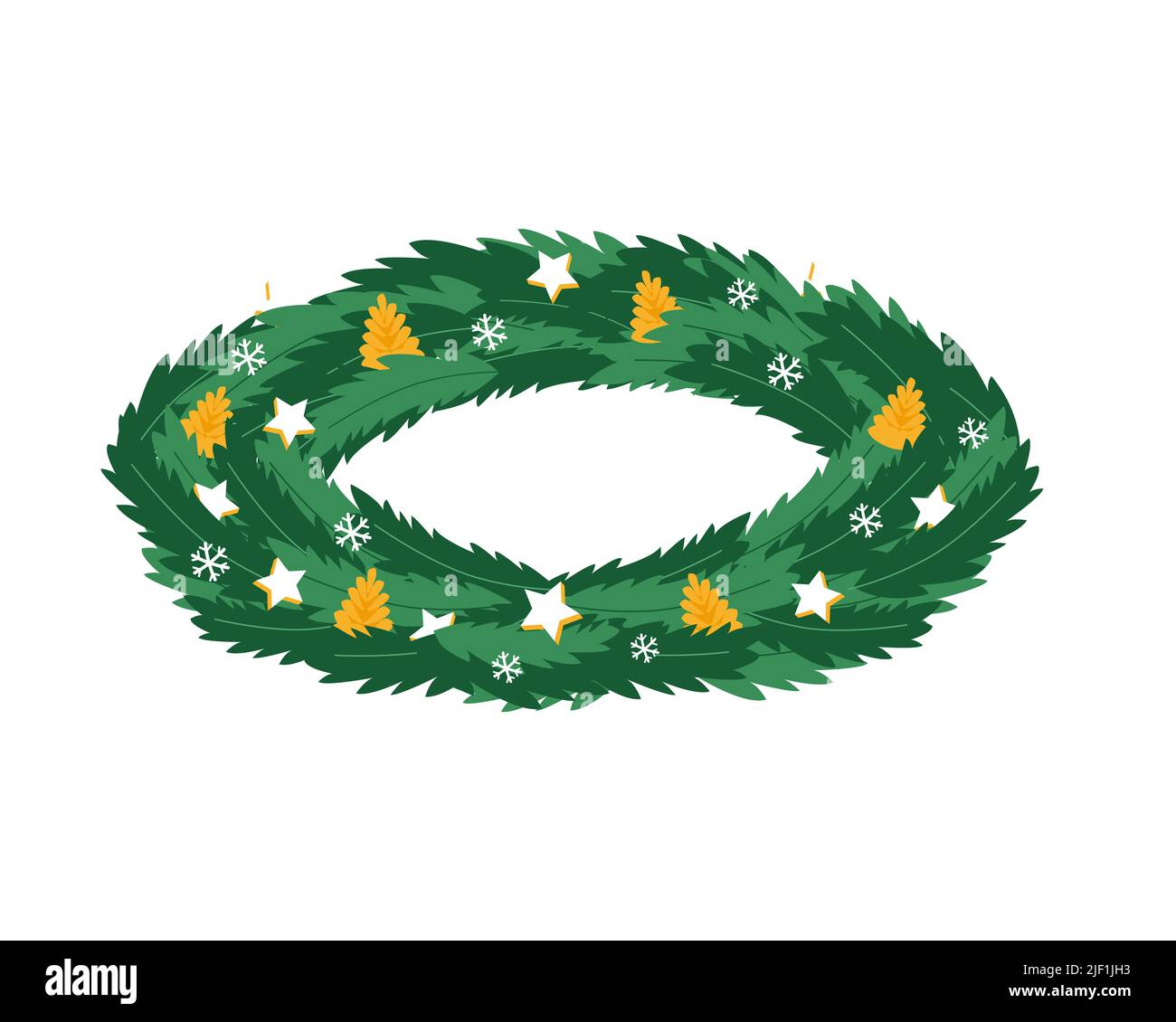 Advent wreath christmas decoration Stock Vector Images - Alamy