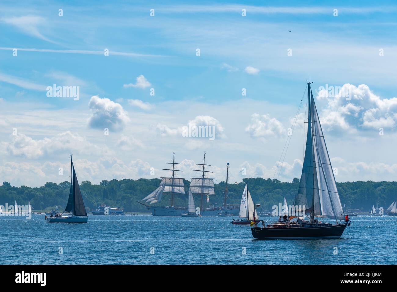 Yearly Windjammer Parade, Kiel Regatta, Kieler Woche, Kiel Week 2022 ...