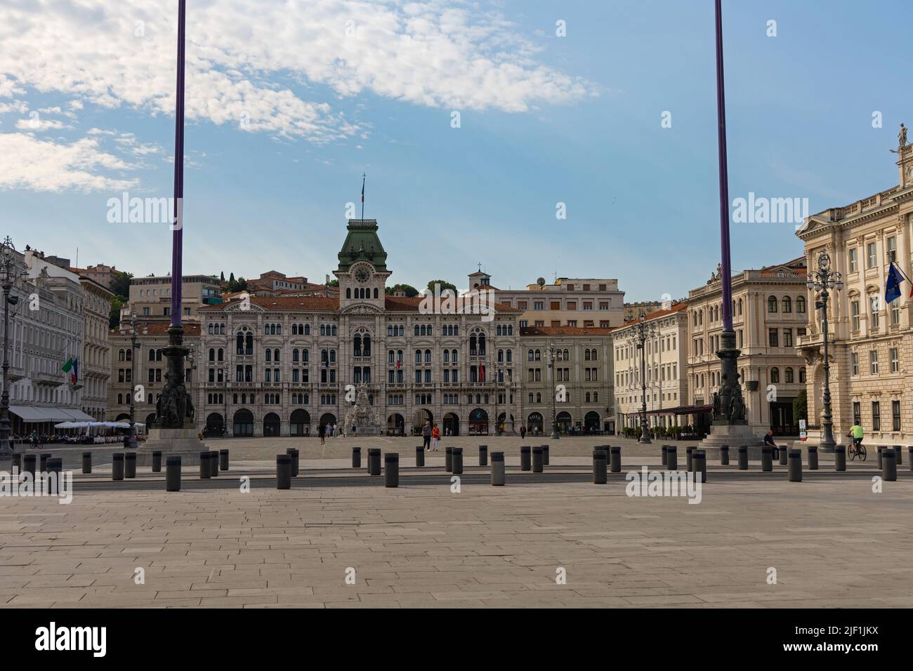 Unity of Italy Square in Trieste Stock Photo - Alamy