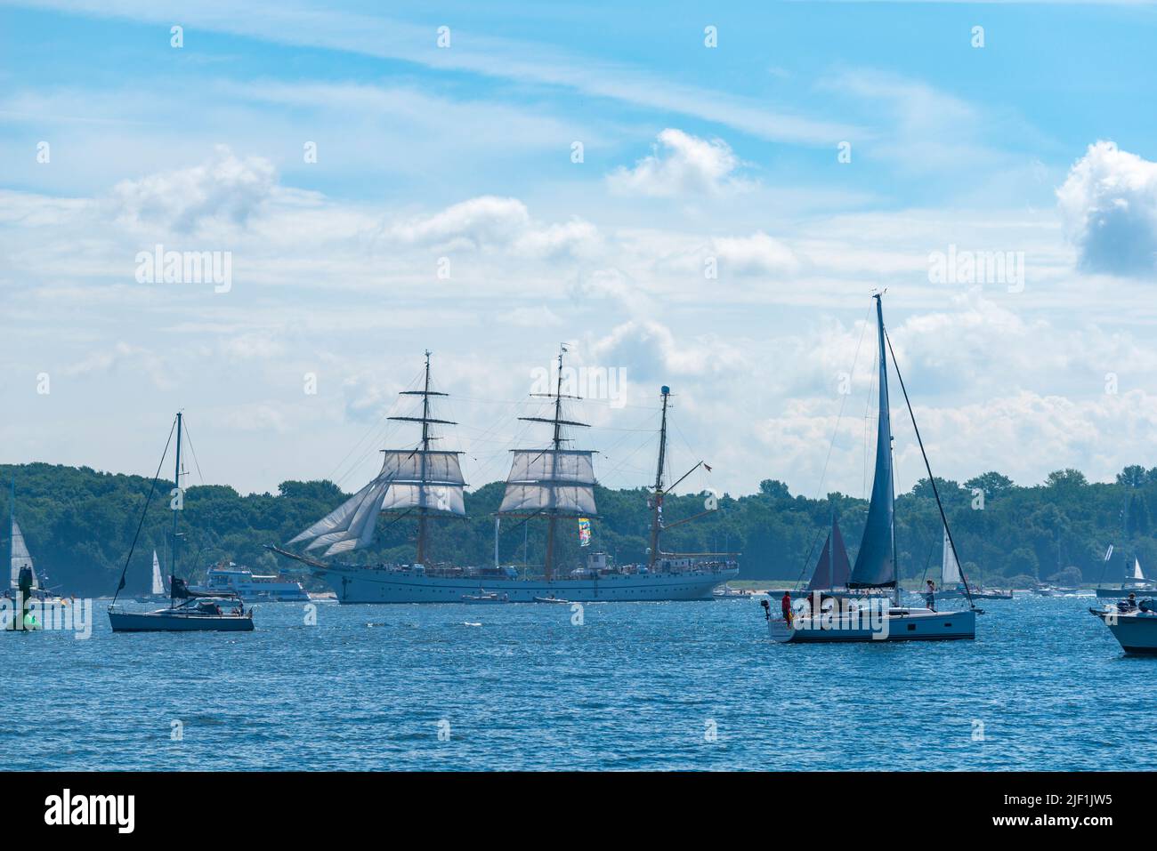 Yearly Windjammer Parade, Kiel Regatta, Kieler Woche, Kiel Week 2022 ...