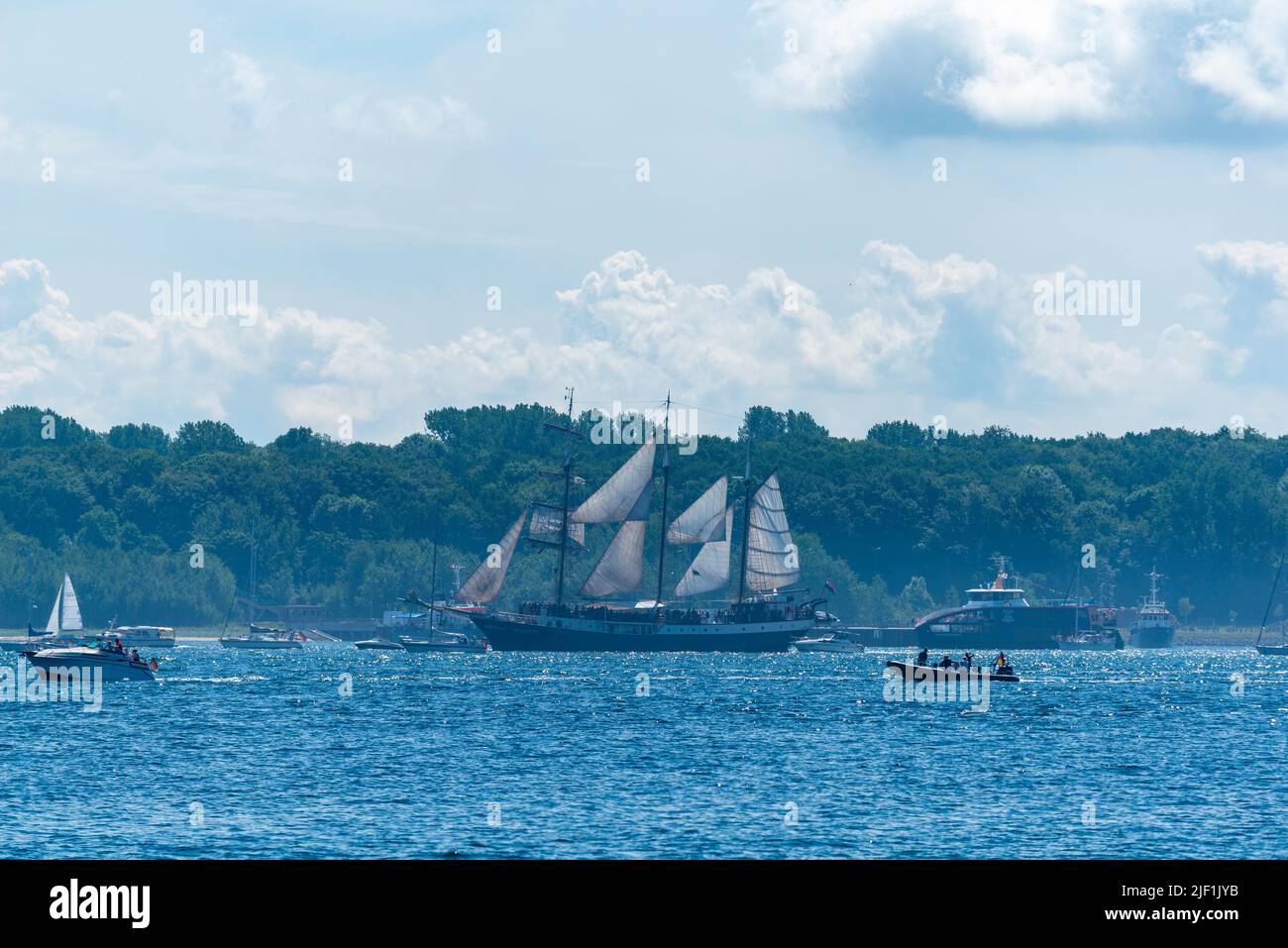 Yearly Windjammer Parade, Kiel Regatta, Kieler Woche, Kiel Week 2022 ...