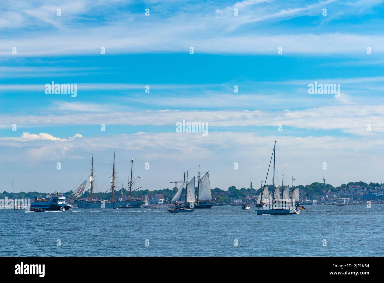 Yearly Windjammer Parade, Kiel Regatta, Kieler Woche, Kiel Week 2022 ...