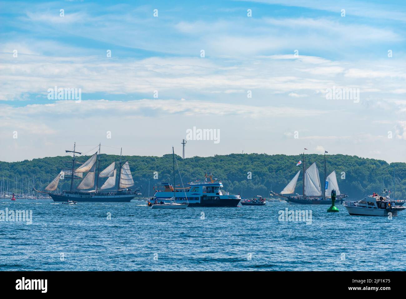 Yearly Windjammer Parade, Kiel Regatta, Kieler Woche, Kiel Week 2022 ...
