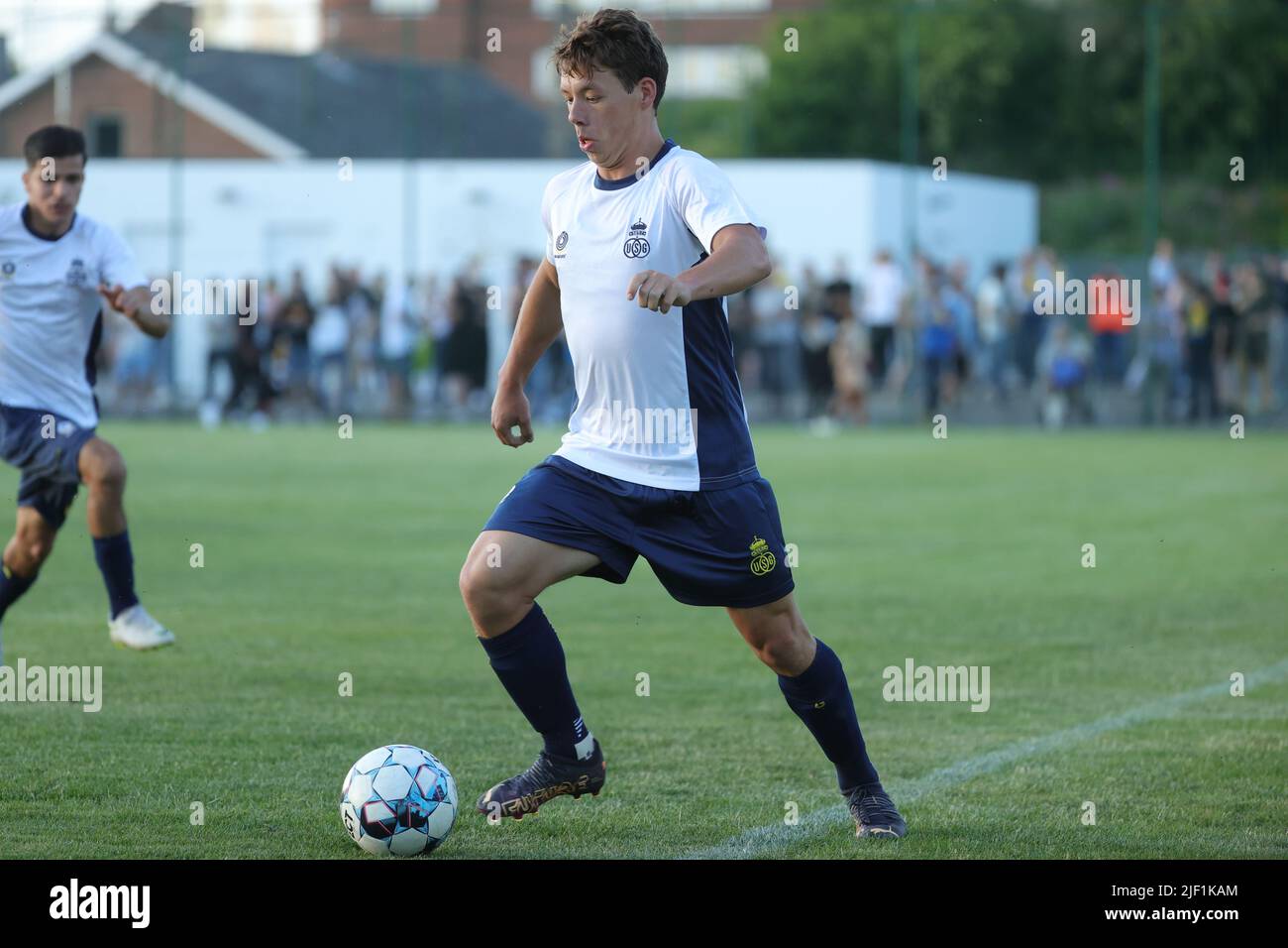 Union's Dony pictured in action during a friendly match between Belgian ...