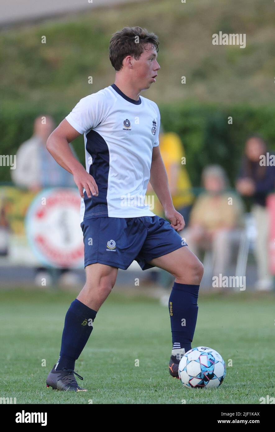 Union's Dony pictured in action during a friendly match between Belgian ...