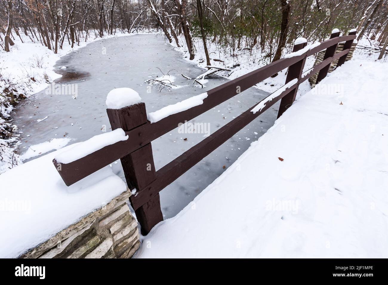 Stone bridge over frozen hi-res stock photography and images - Alamy