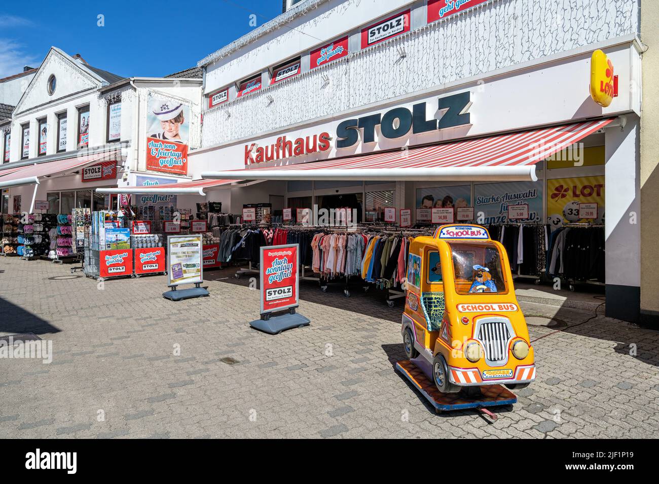 STOLZ department store in Kappeln, Germany Stock Photo - Alamy