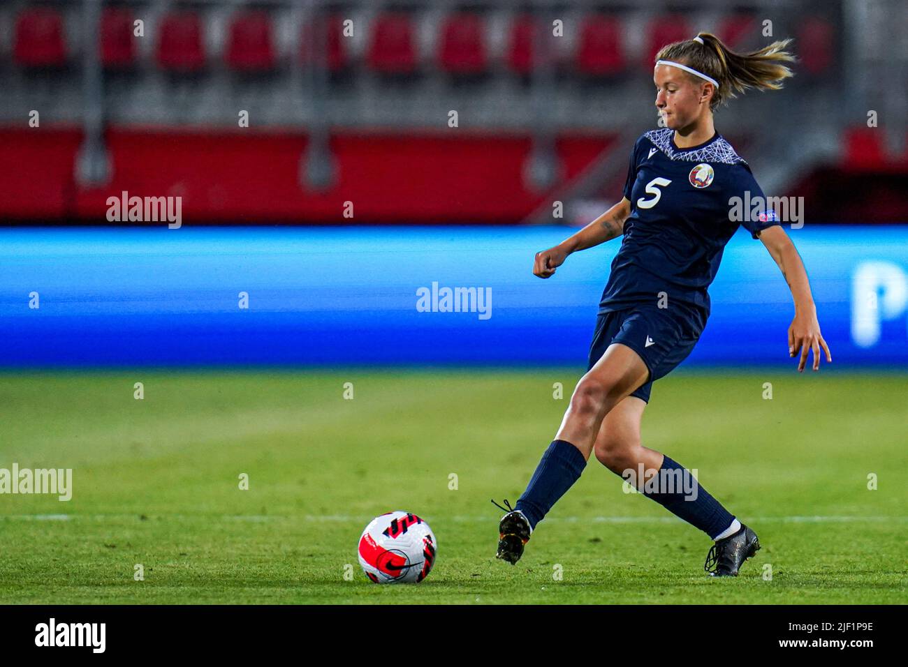 ENSCHEDE, NETHERLANDS - JUNE 28: Anna Sas of Belarus Women during the ...