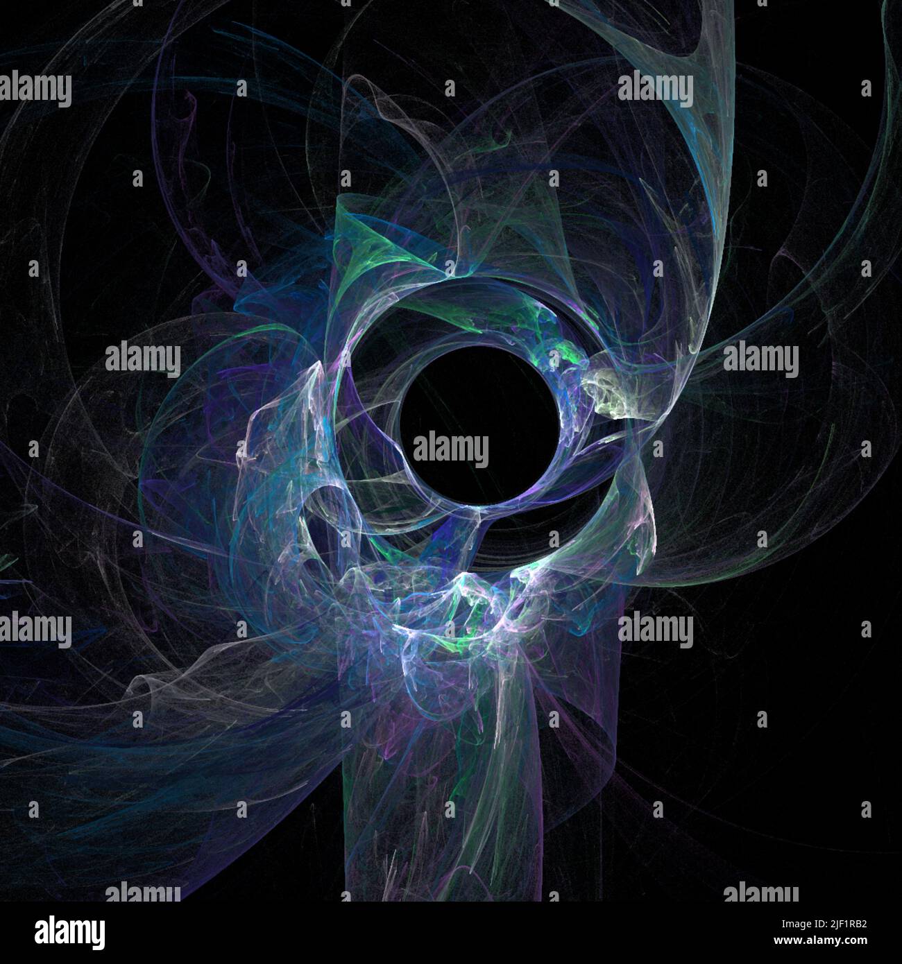 fantastic space blue planet illustration, star system, color graphics ...