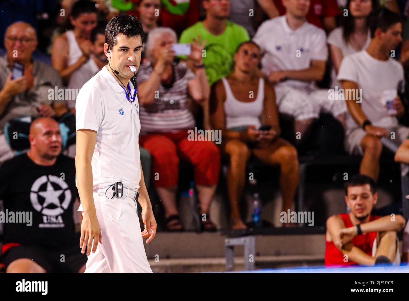 BUDAPEST, HUNGARY - JUNE 28: Referee Raffaele Colombo during the FINA ...