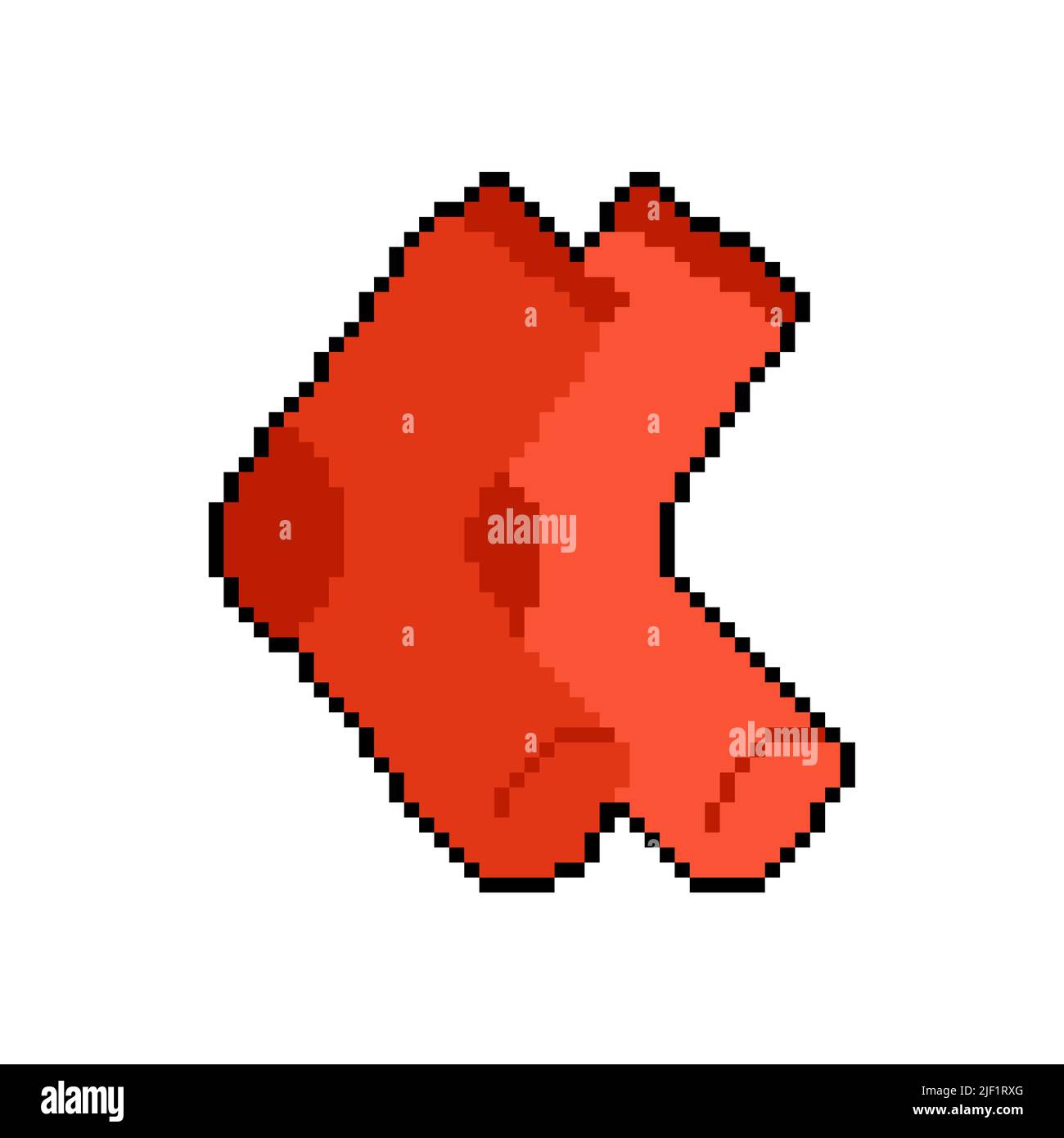 Socks pixel art. Sock 8 bit. pixelated vector illustration Stock Vector ...