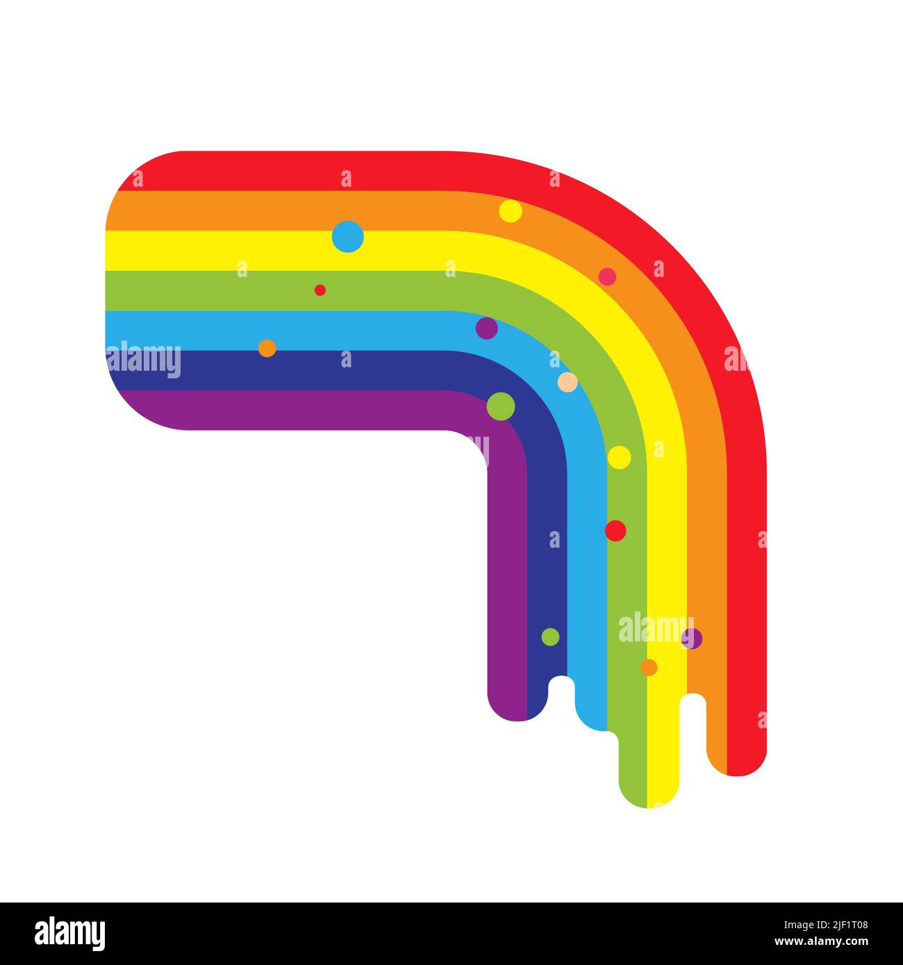 Rainbow vomit isolated. Rainbow nausea Vector illustration Stock Vector Image & Art - Alamy