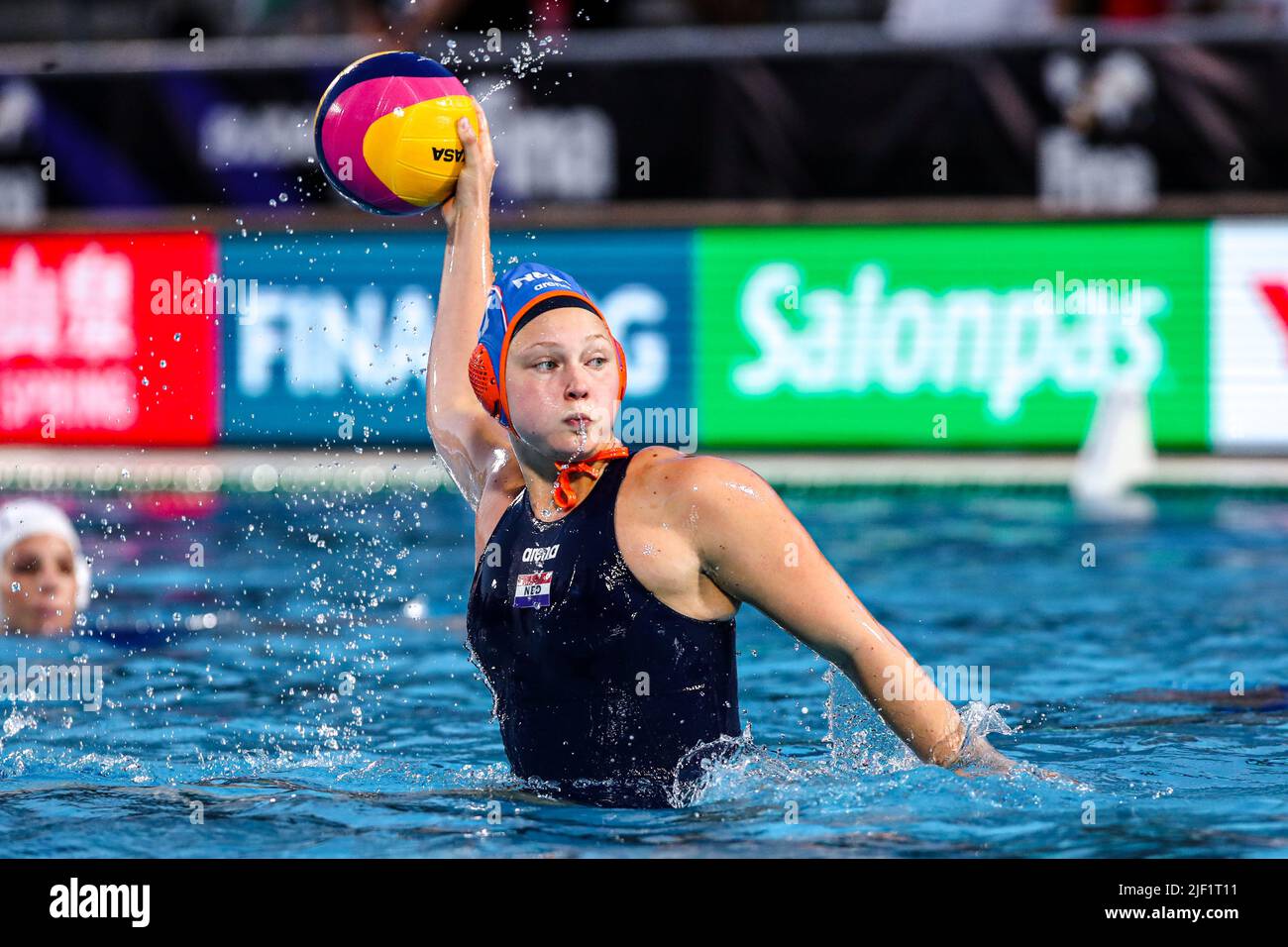 BUDAPEST, HUNGARY - JUNE 28: Maxine Schaap of the Netherlands during ...