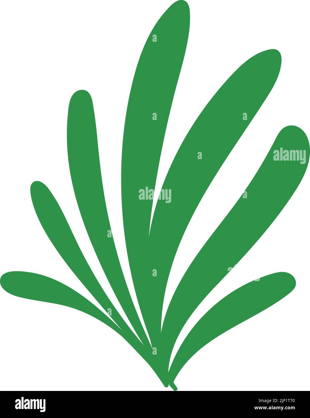 Isolated green nature leaf icon flat design Vector Stock Vector Image ...