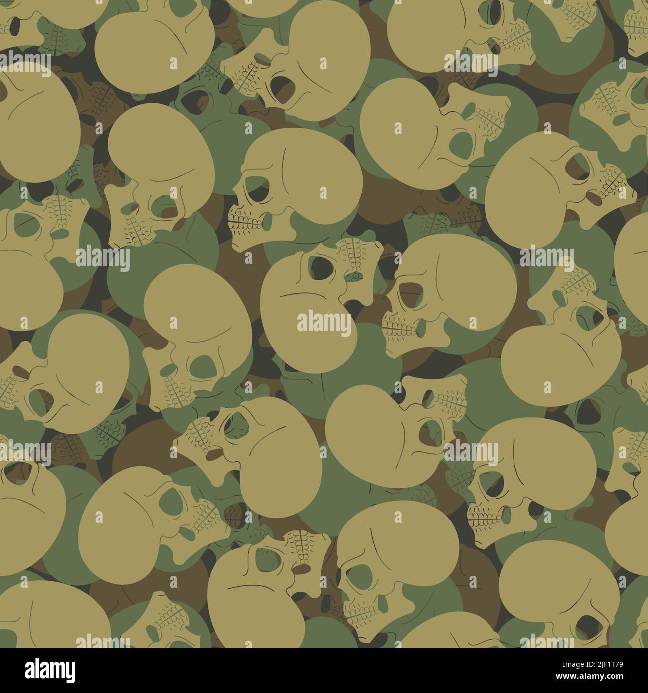 Skull army pattern seamless. skeleton head Military background. soldier ...