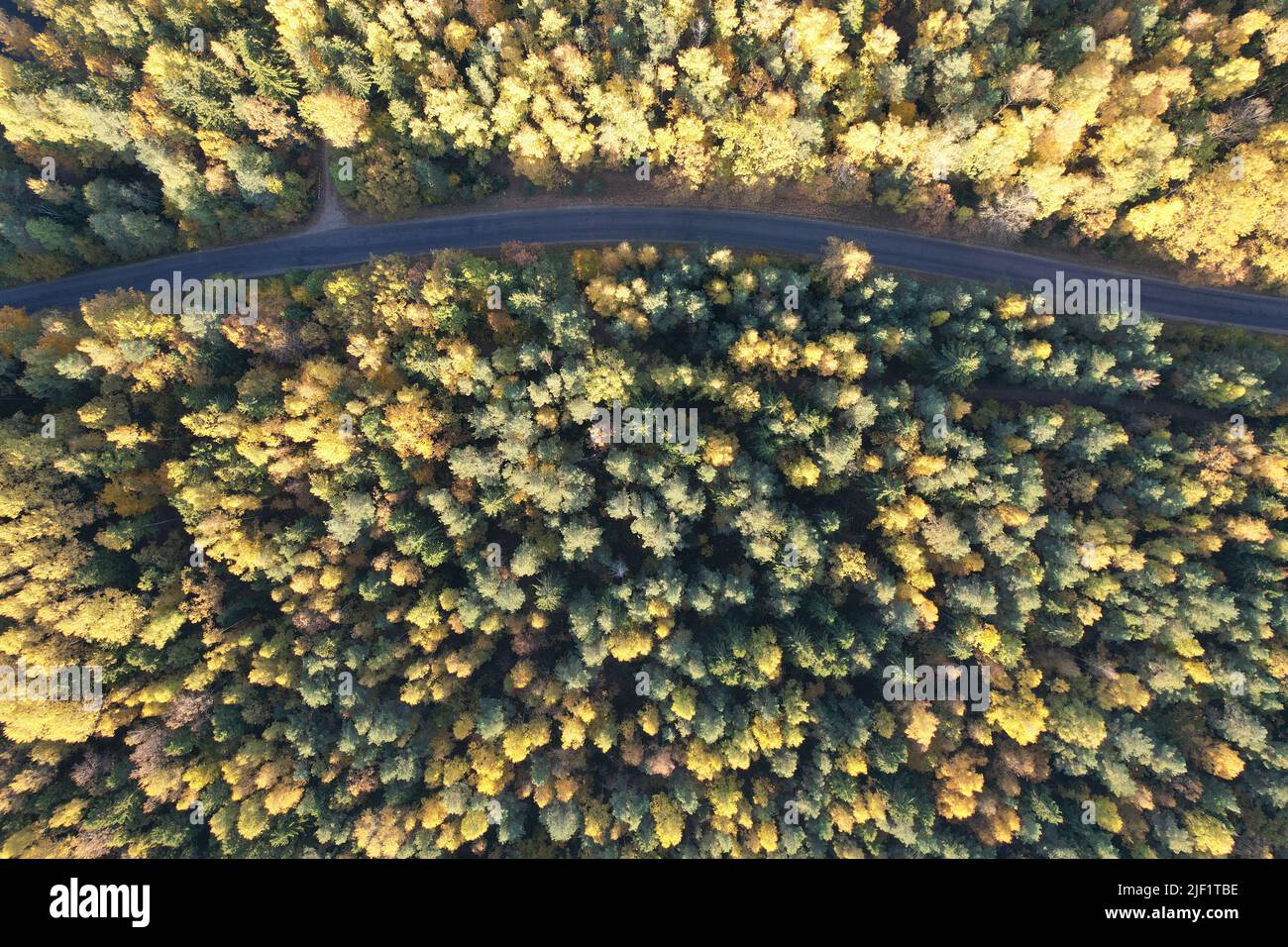 Aerial sunny fall color hi-res stock photography and images - Alamy