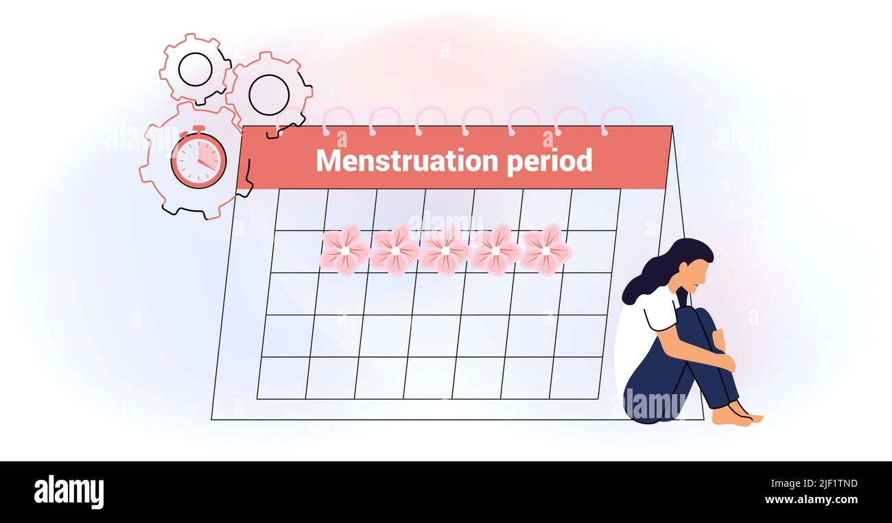 Menstruation calendar shedule Menstruation control Pregnancy planning ...