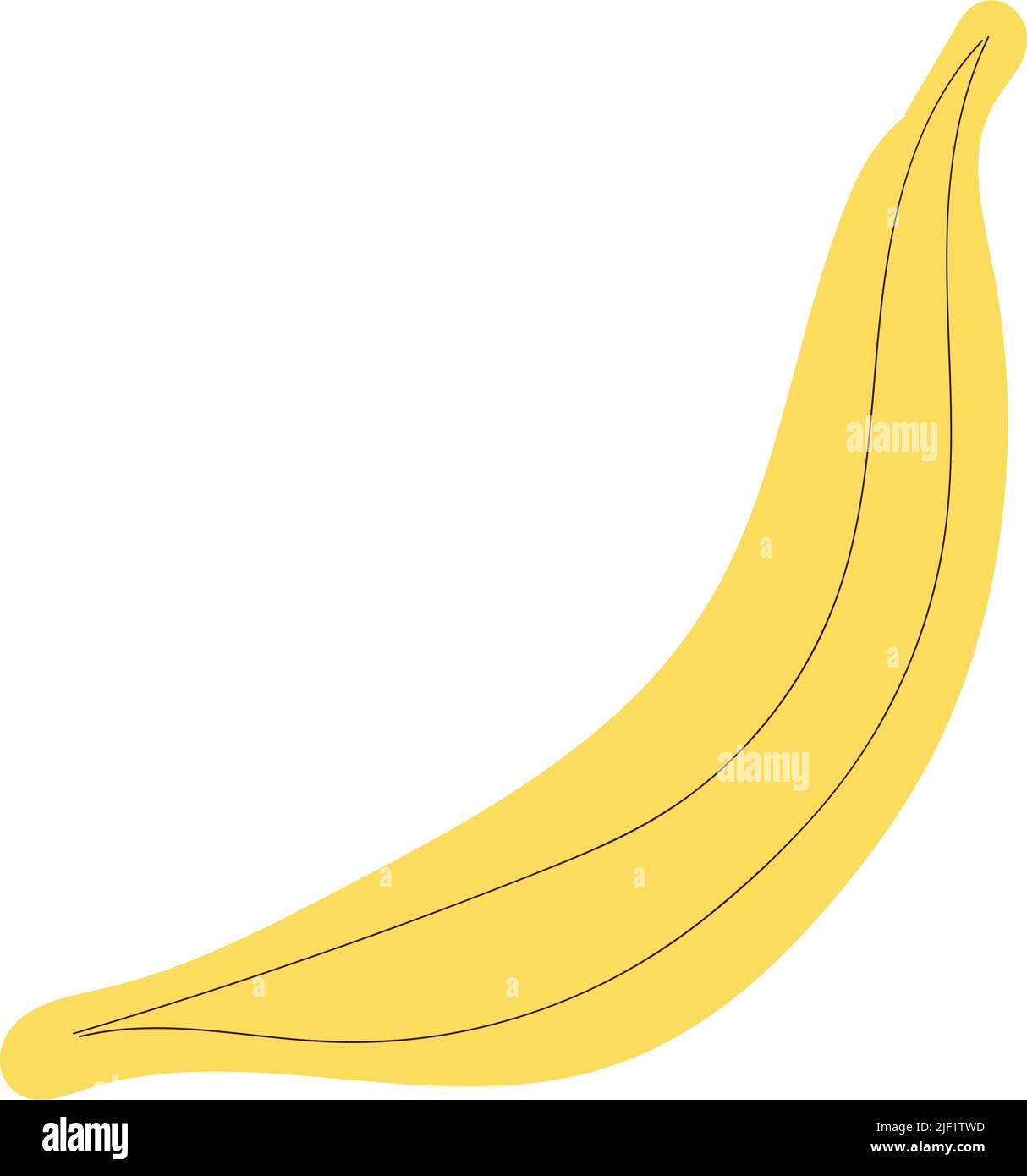 Isolated sketch of a banana icon Vector Stock Vector Image & Art - Alamy