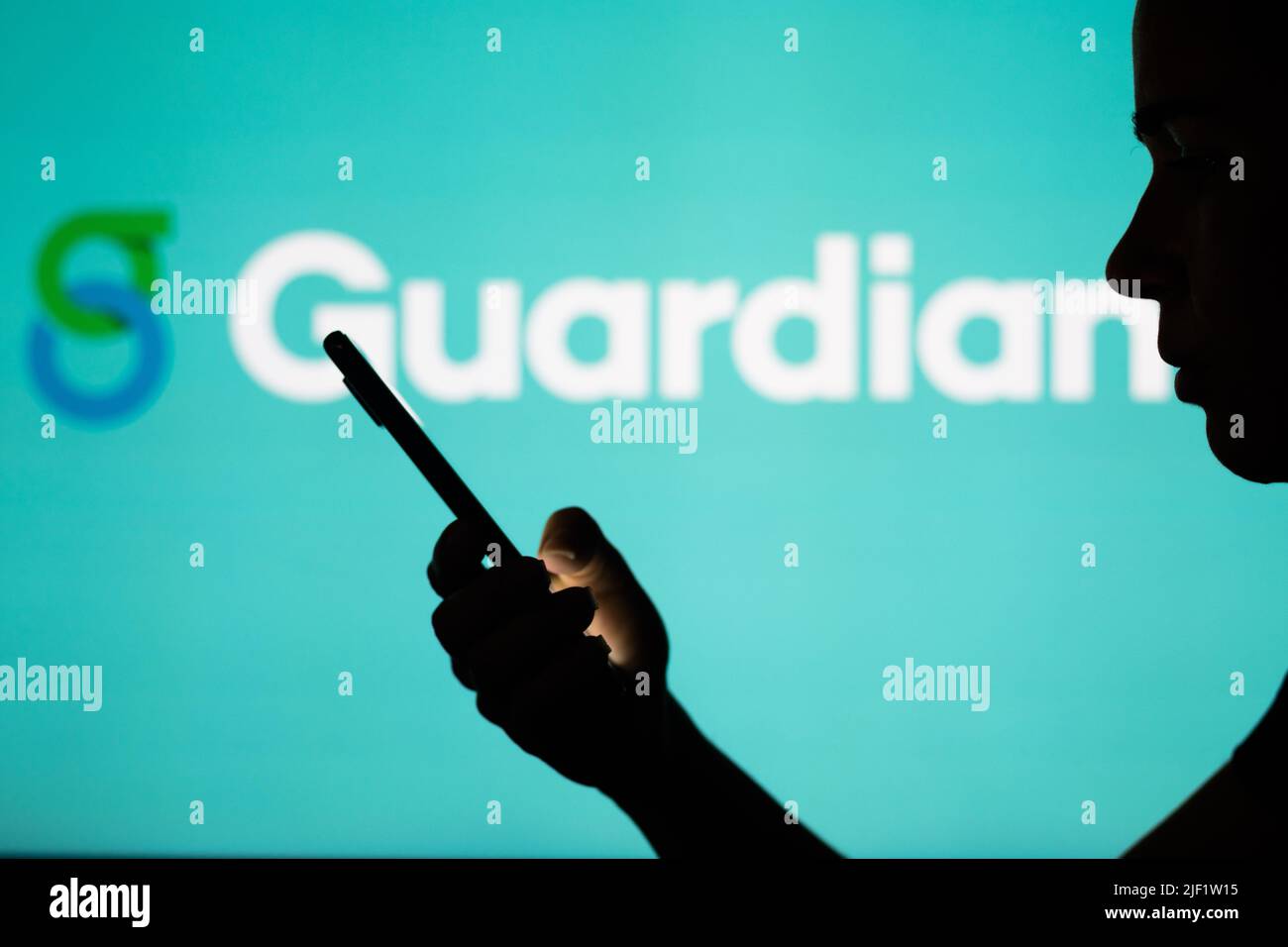 In this photo illustration, the Guardian Life Insurance Company of ...