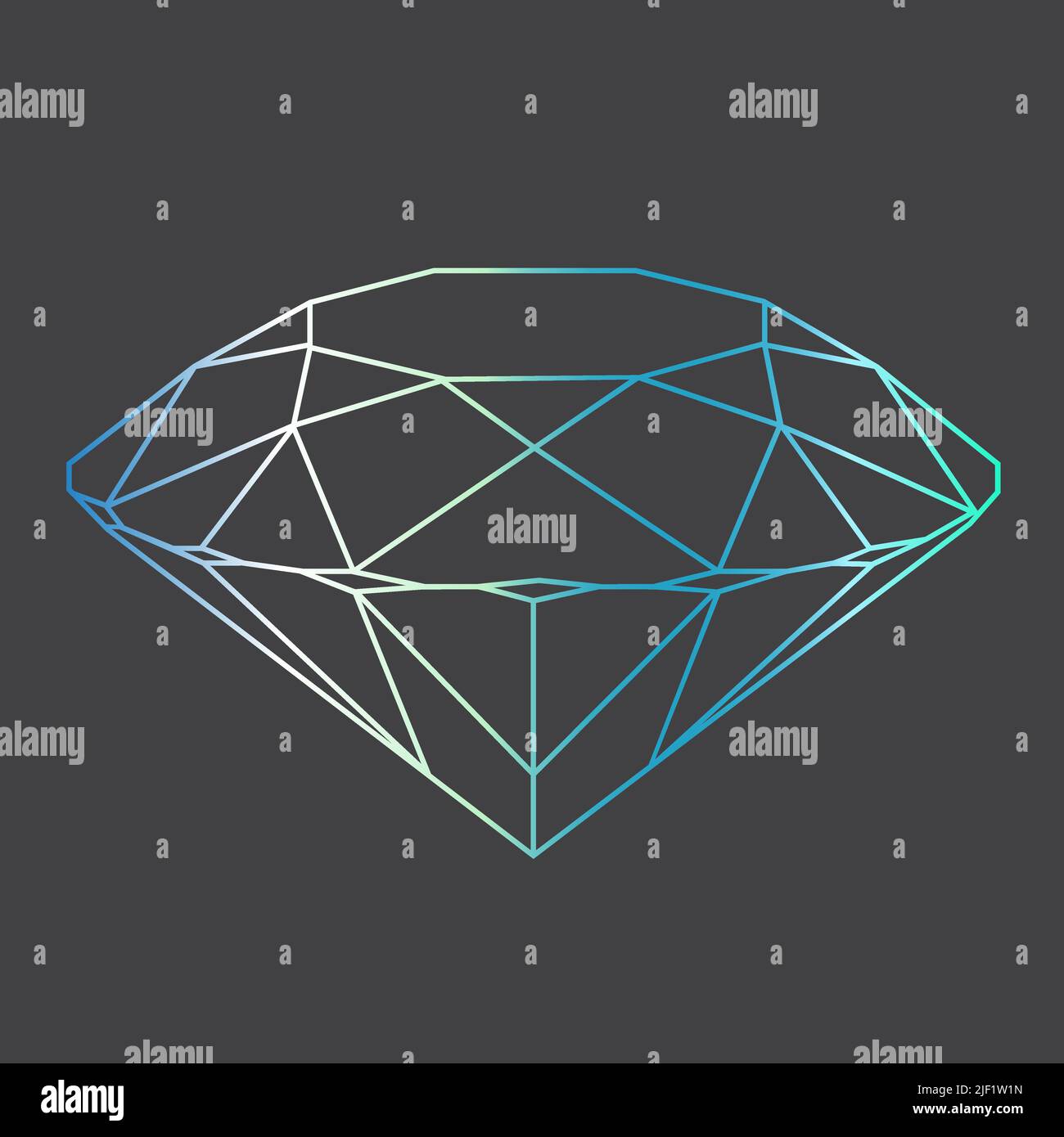 Vector luxury crystal diamond shape.Geometric Premium Glitter Icon ...