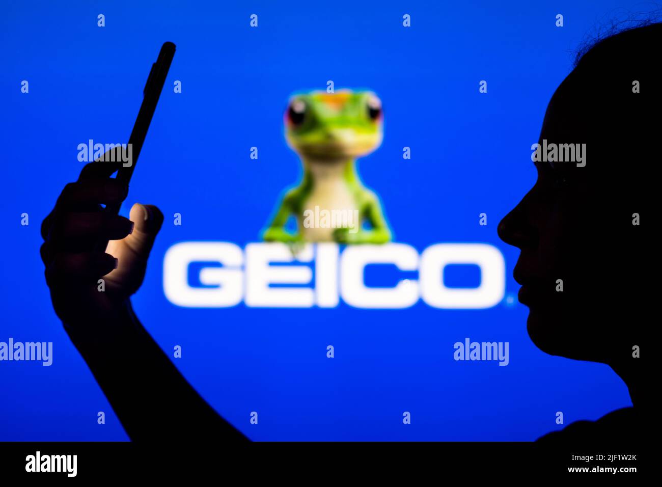 Geico logo hi-res stock photography and images - Alamy