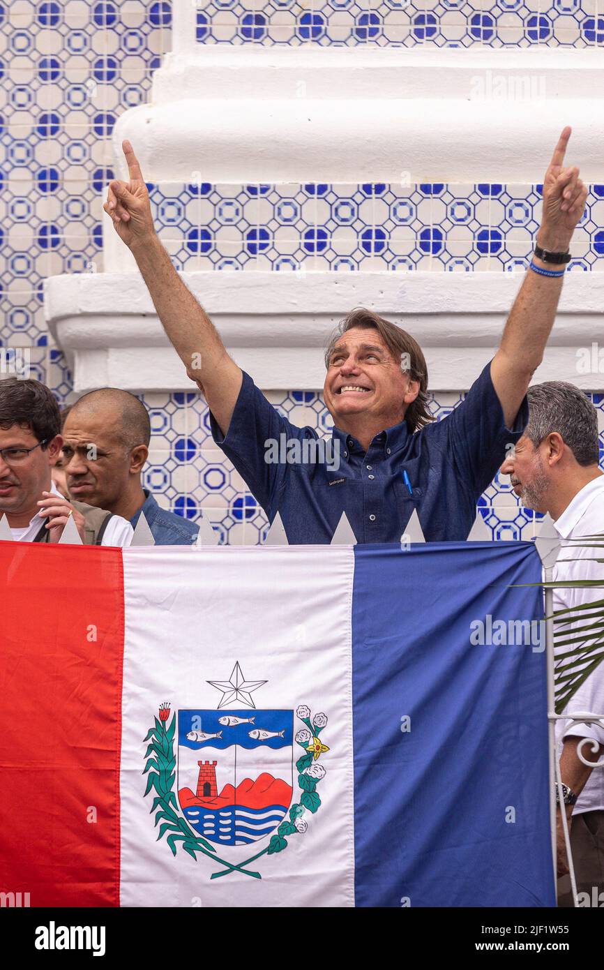 AL - Maceio - 06/28/2022 - MACEIO, JAIR BOLSONARO AGENDA - President Jair Bolsonaro during the ...
