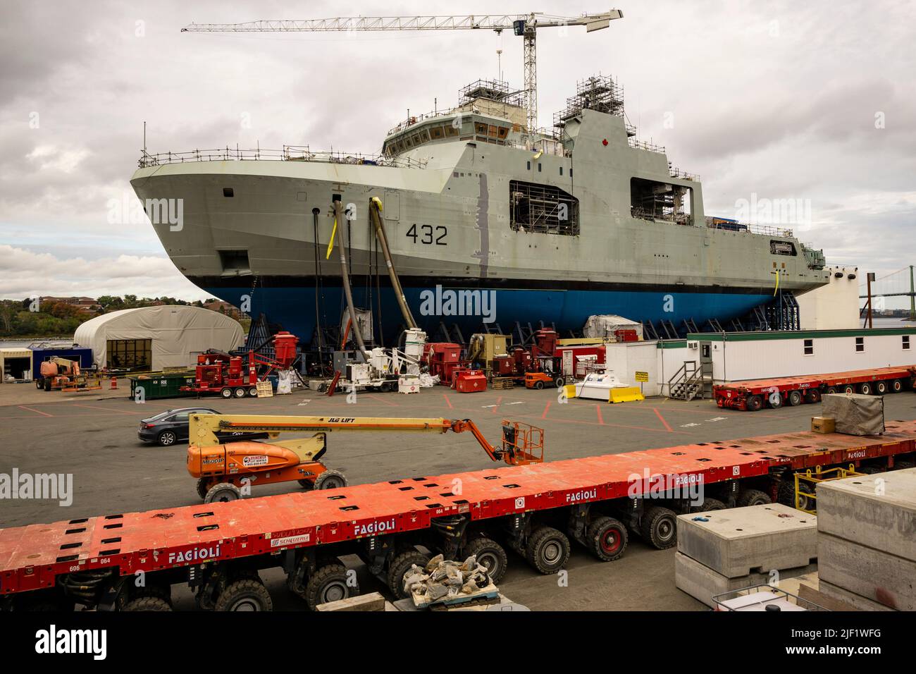 The Arctic & Offshore Patrol Vessel (AOPV) HMCS Max Bernays of the ...