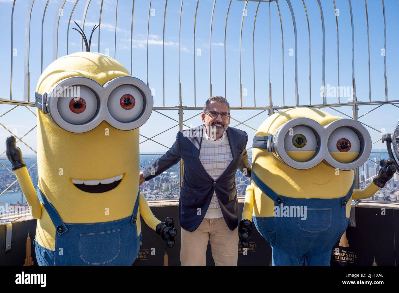 Celebrating the upcoming premiere of "Minions: The Rise of Gru", actor ...