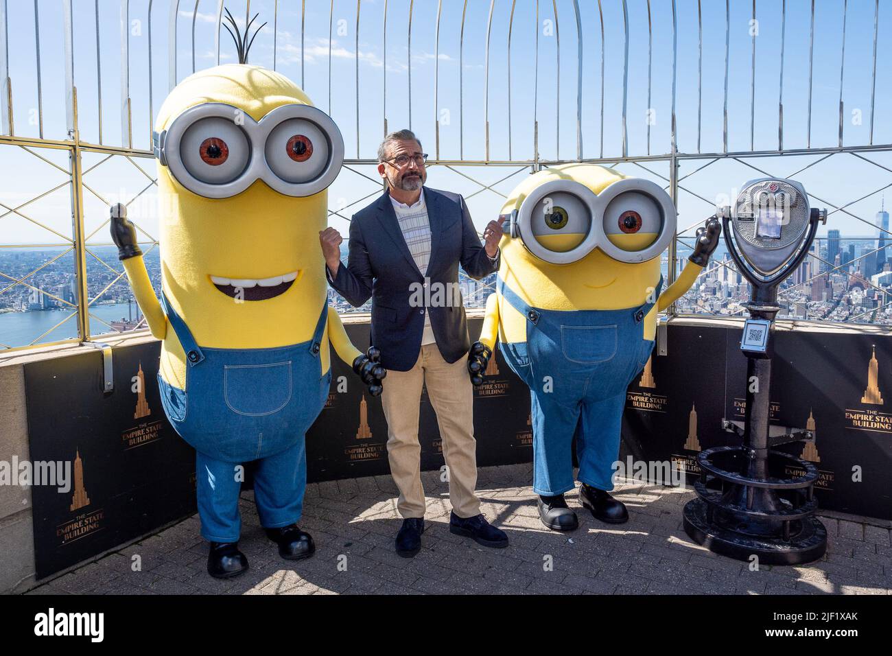 Celebrating the upcoming premiere of "Minions: The Rise of Gru", actor ...