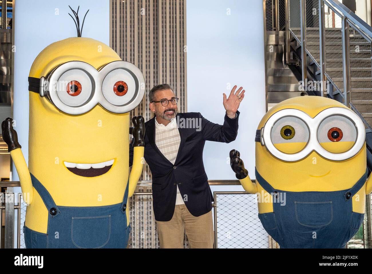 Celebrating the upcoming premiere of "Minions: The Rise of Gru", actor ...