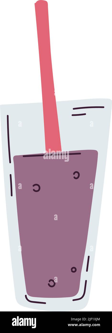 Isolated sketch of a smoothie icon Vector Stock Vector Image & Art - Alamy