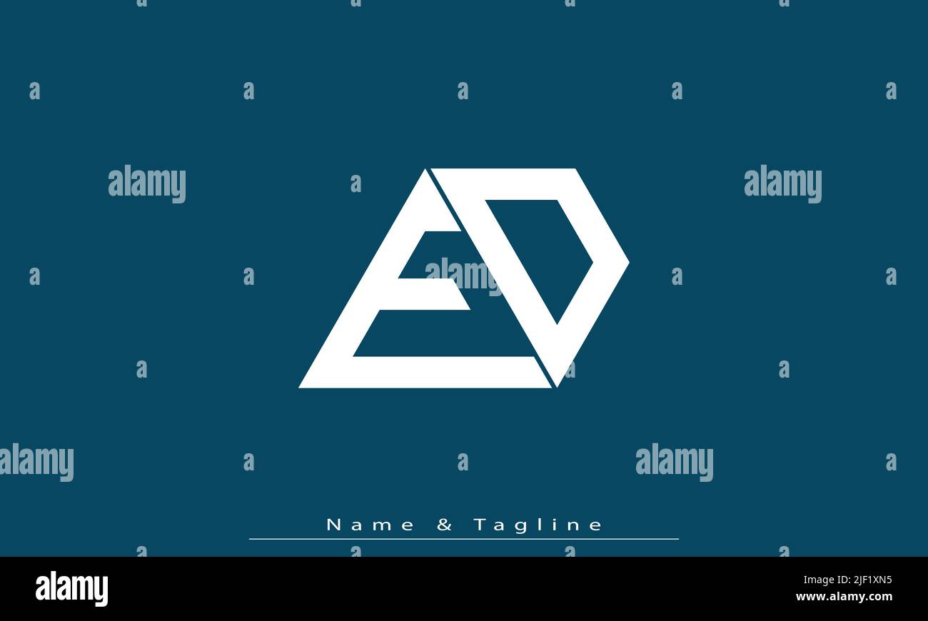 Ed logo Stock Vector Images - Alamy