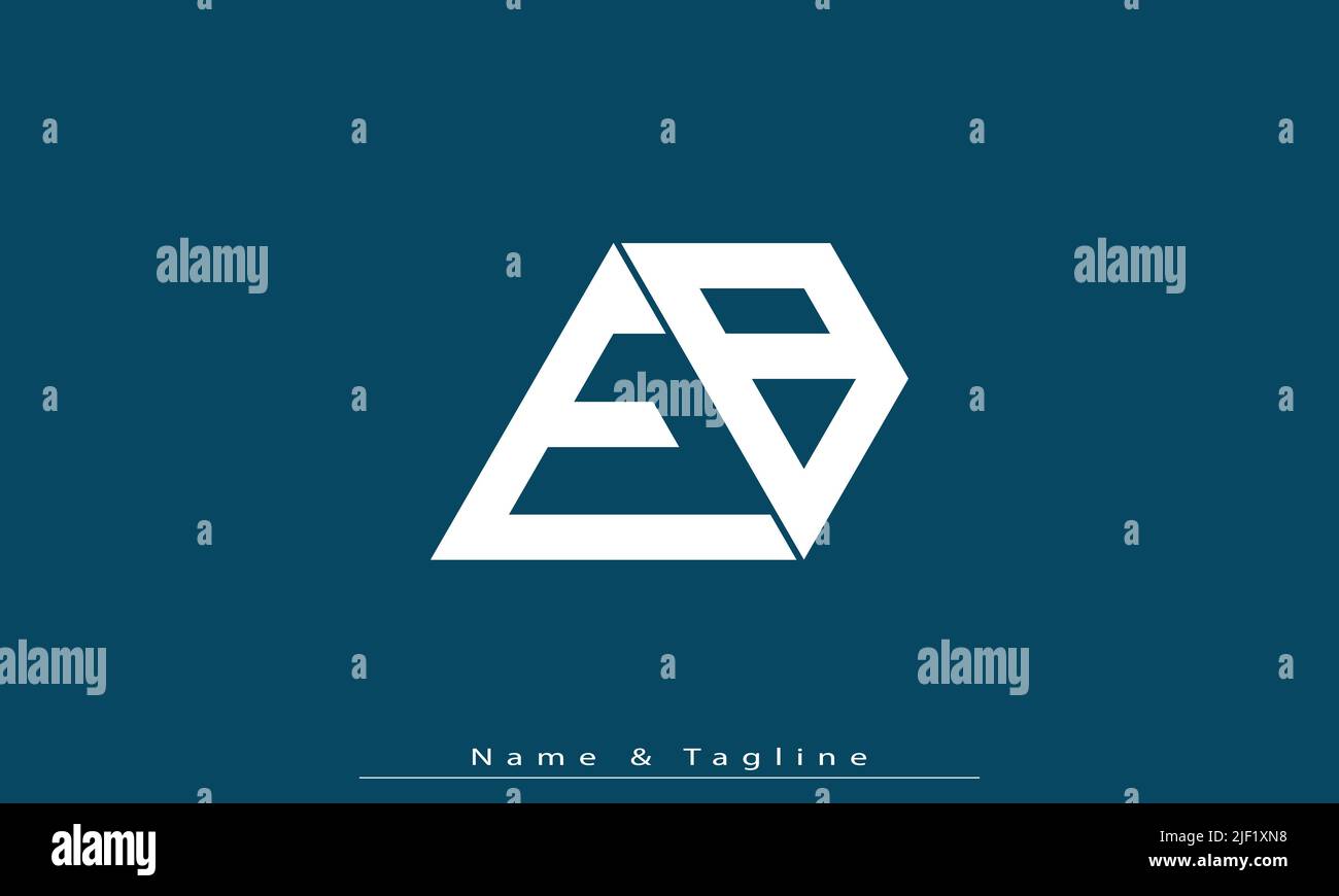 Alphabet letters Initials Monogram logo EB , BE Stock Vector Image ...
