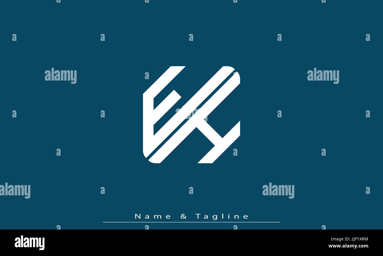 Alphabet letters Initials Monogram logo EH , HE Stock Vector Image ...