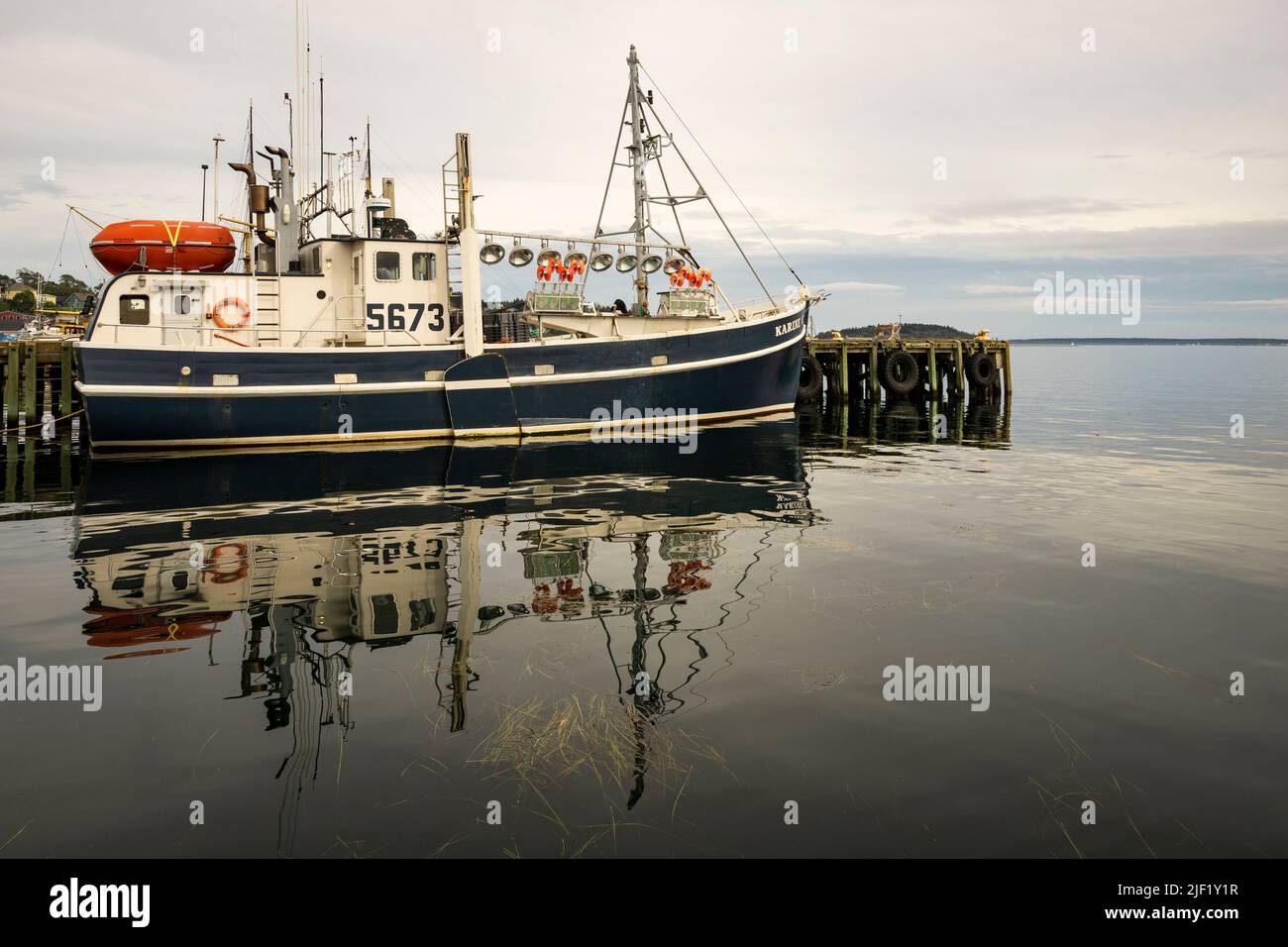 Fishing boat in Lunenburg, Nova Scotia, Canada Stock Photo - Alamy