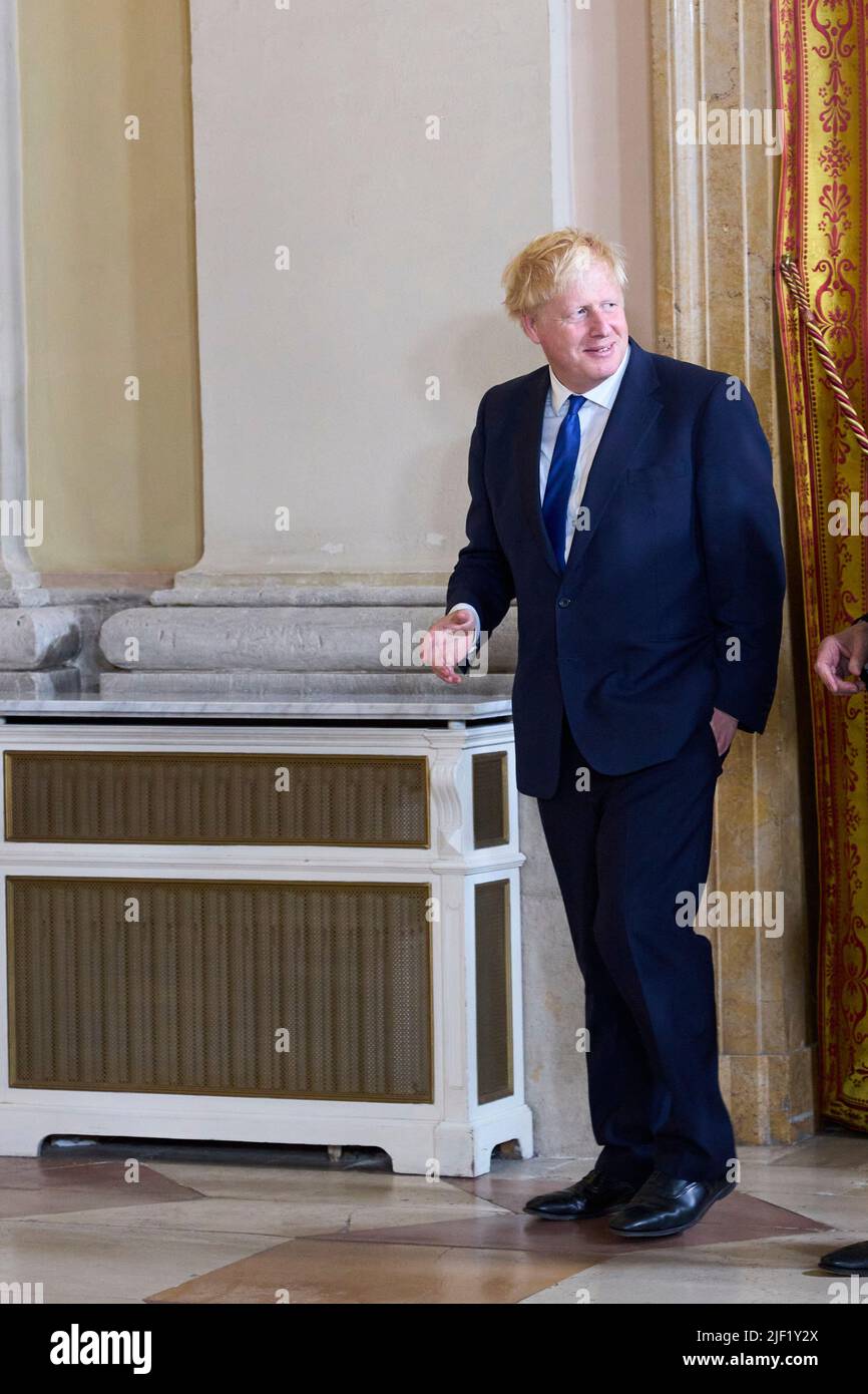 Madrid. Spain. 20220628, Boris Johnson, Mario Draghi attend Gala Diner ...