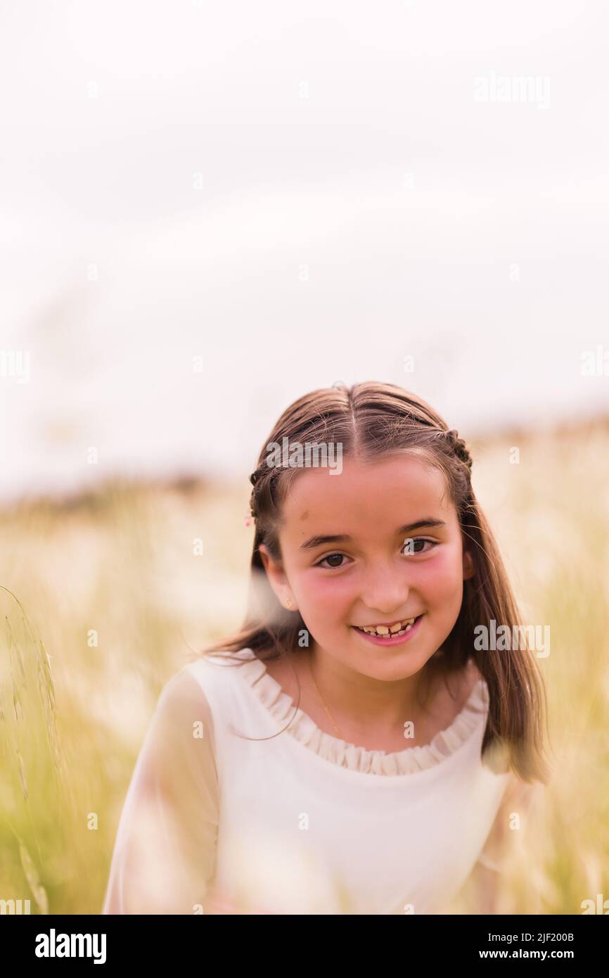 communion girl. catholic religion child celebration hispanic female ...
