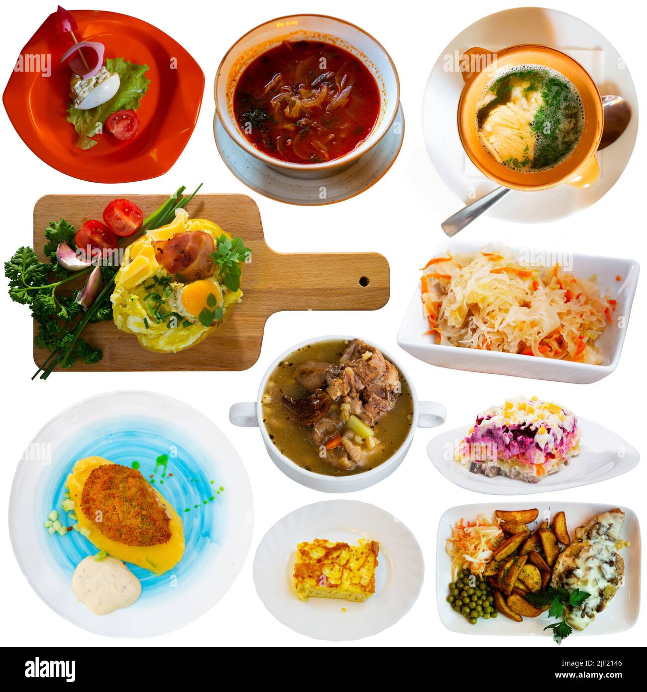 Solyanka russian soup meat Cut Out Stock Images & Pictures - Alamy