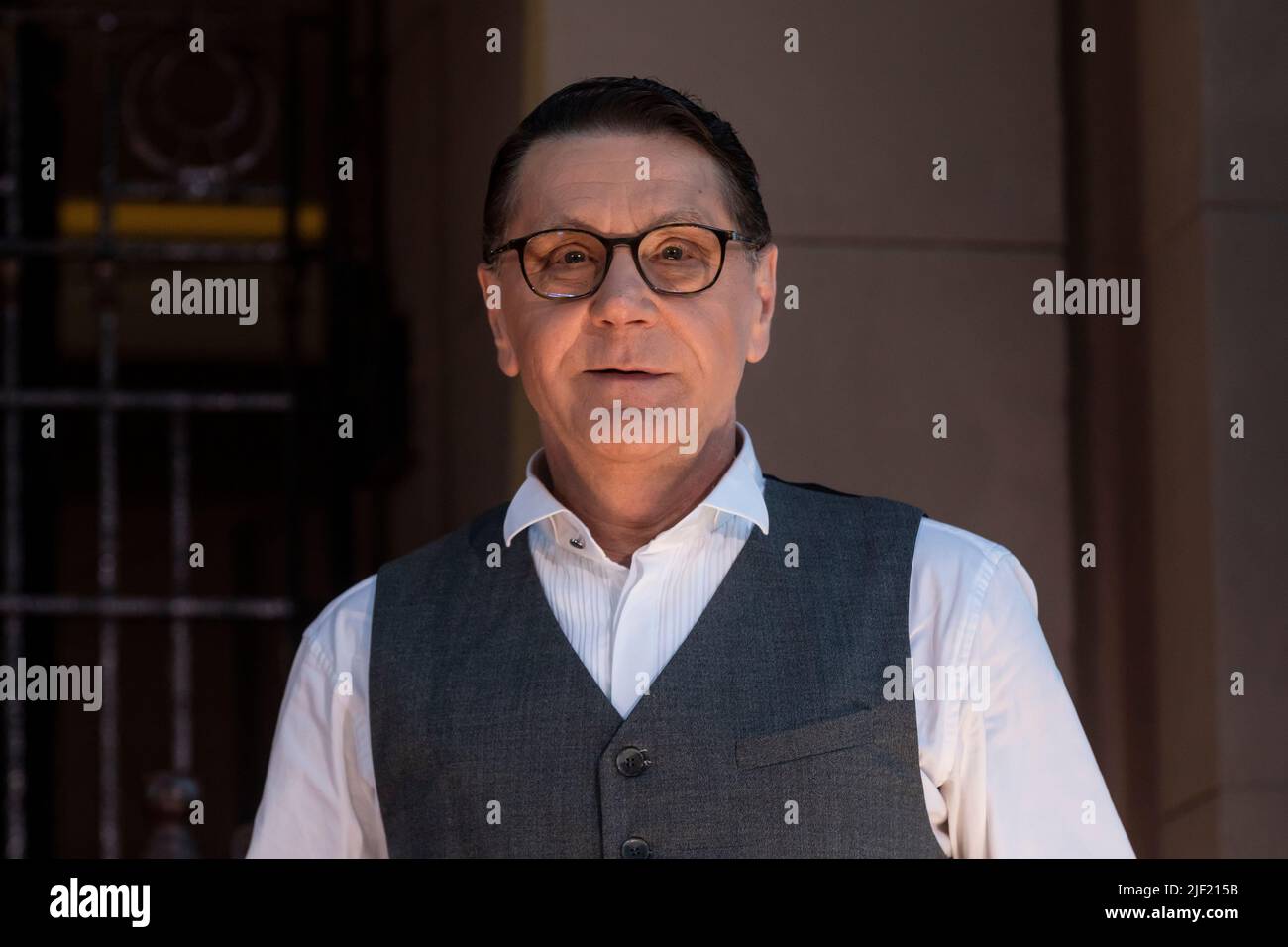 Moscow, Russia. 28th of June, 2022. Actor Sergei Makovetsky is seen ...