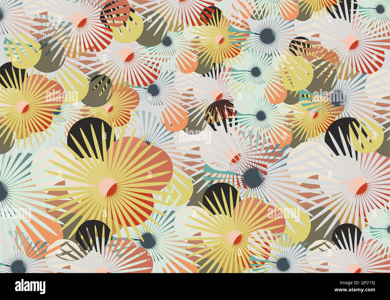 Colorful beautiful tropical motifs for textures or prints. Bright ...