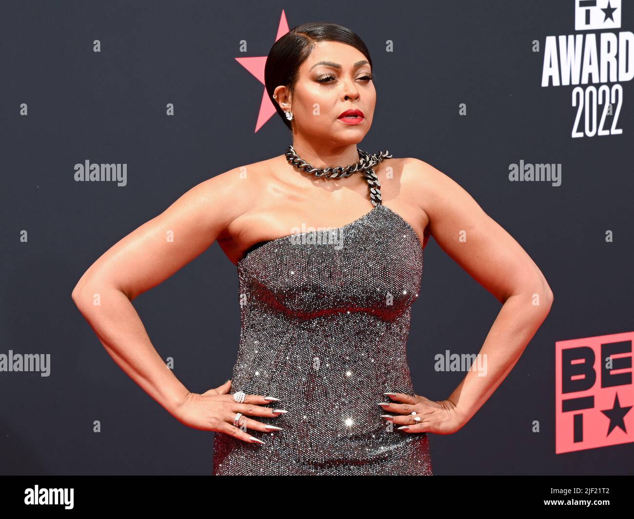25 June 2022 - Los Angeles, California - Taraji P. Henson. BET Awards ...