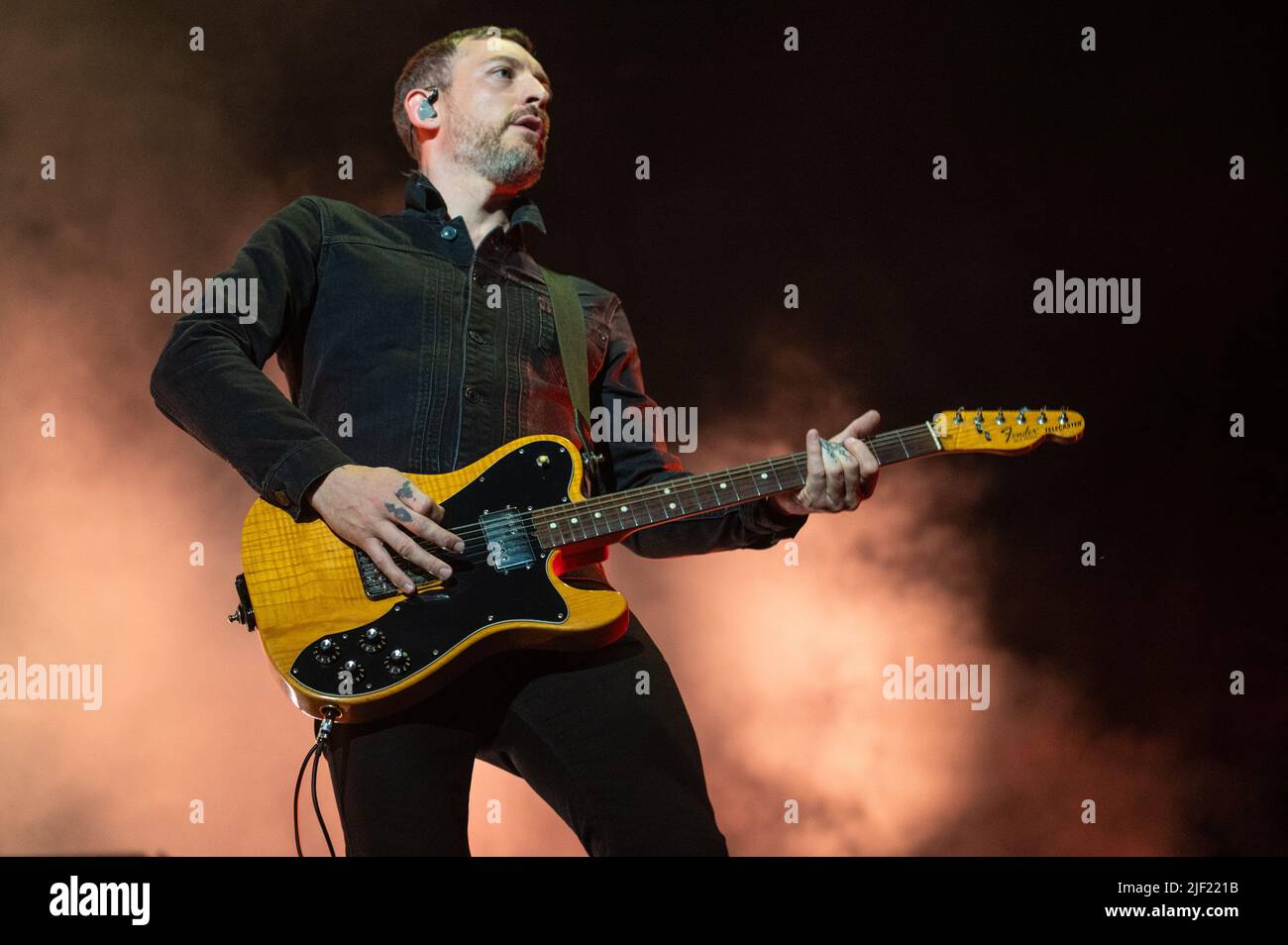 Irish band Snow Patrol in concert at Scarborough Open Air Theatre on ...