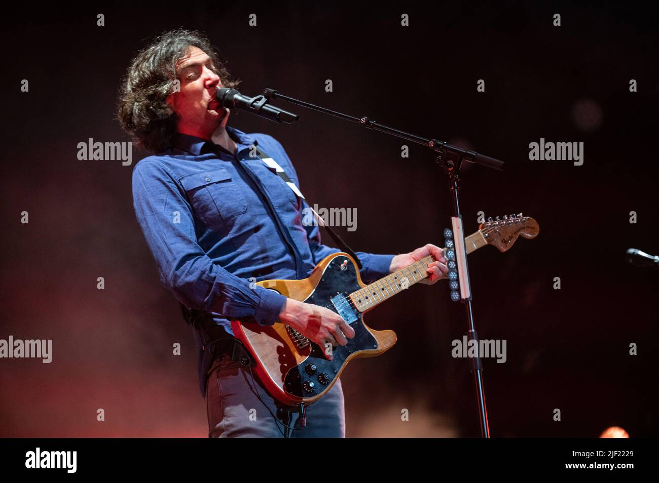 Irish band Snow Patrol in concert at Scarborough Open Air Theatre on ...