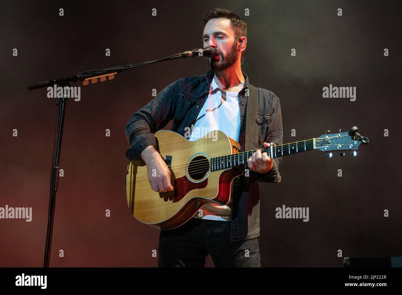 Irish band Snow Patrol in concert at Scarborough Open Air Theatre on ...